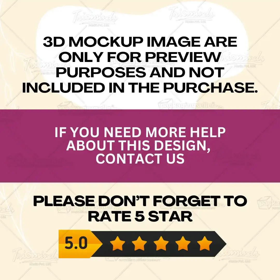 Health Booster Label Design Template PS366 - PackagingSeller.com