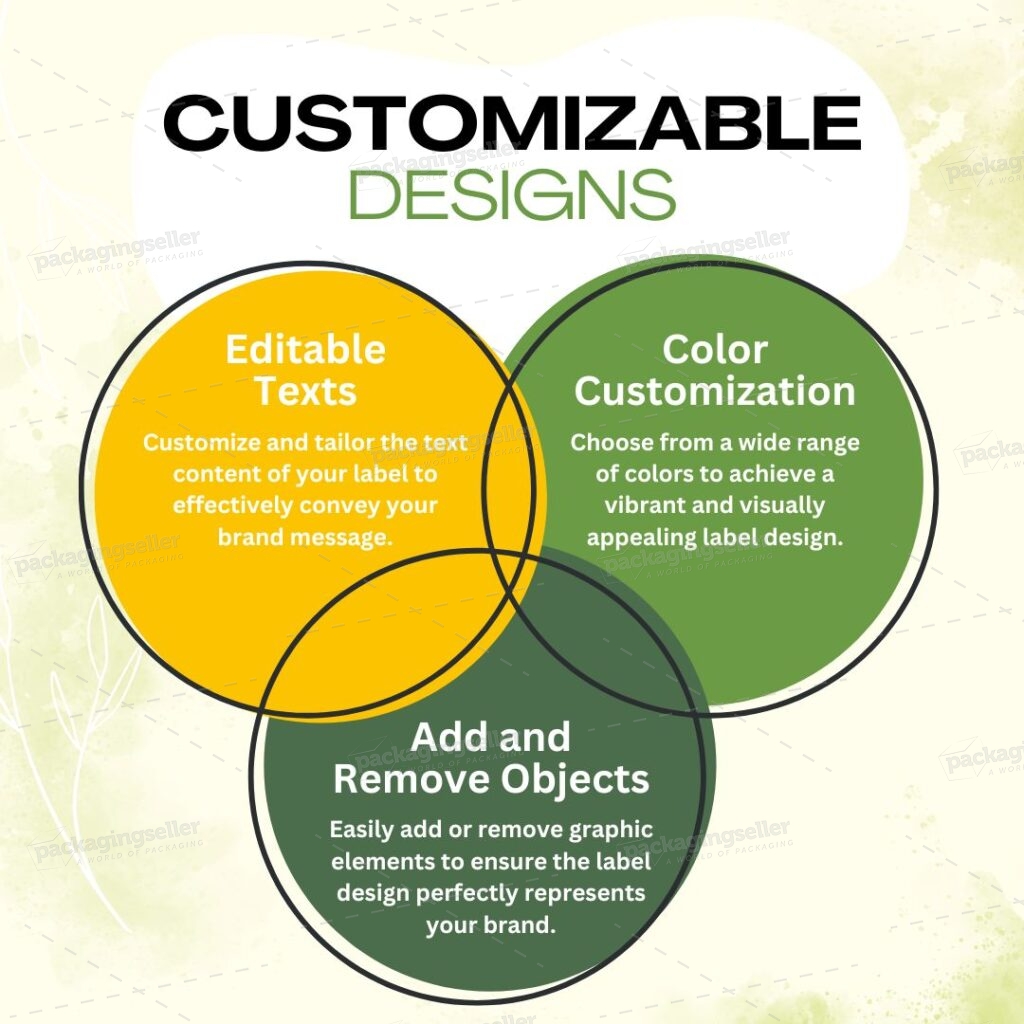Cow Ghee Jar Label Design Template PS327 - PackagingSeller.com